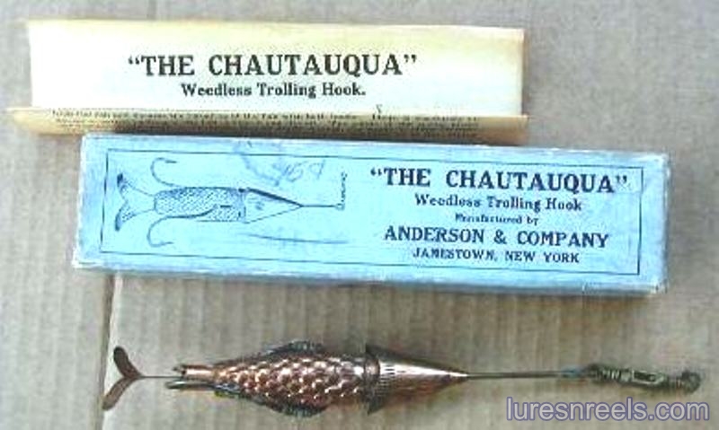 R. Haskell Minnow, Chautauqua Weedless Trolling Bait, Comstock ...