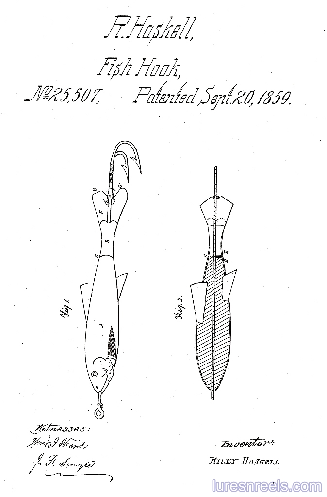 R. Haskell Minnow Fishing Lures
