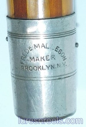 Frederick (Fred'k) Malleson Fly and Bait Casting Fishing Reels and Rods